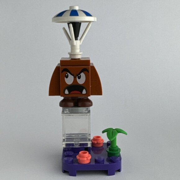 Lego | Toys | Lego Parachute Goomba Super Mario Figure 7386 Series 2 ...